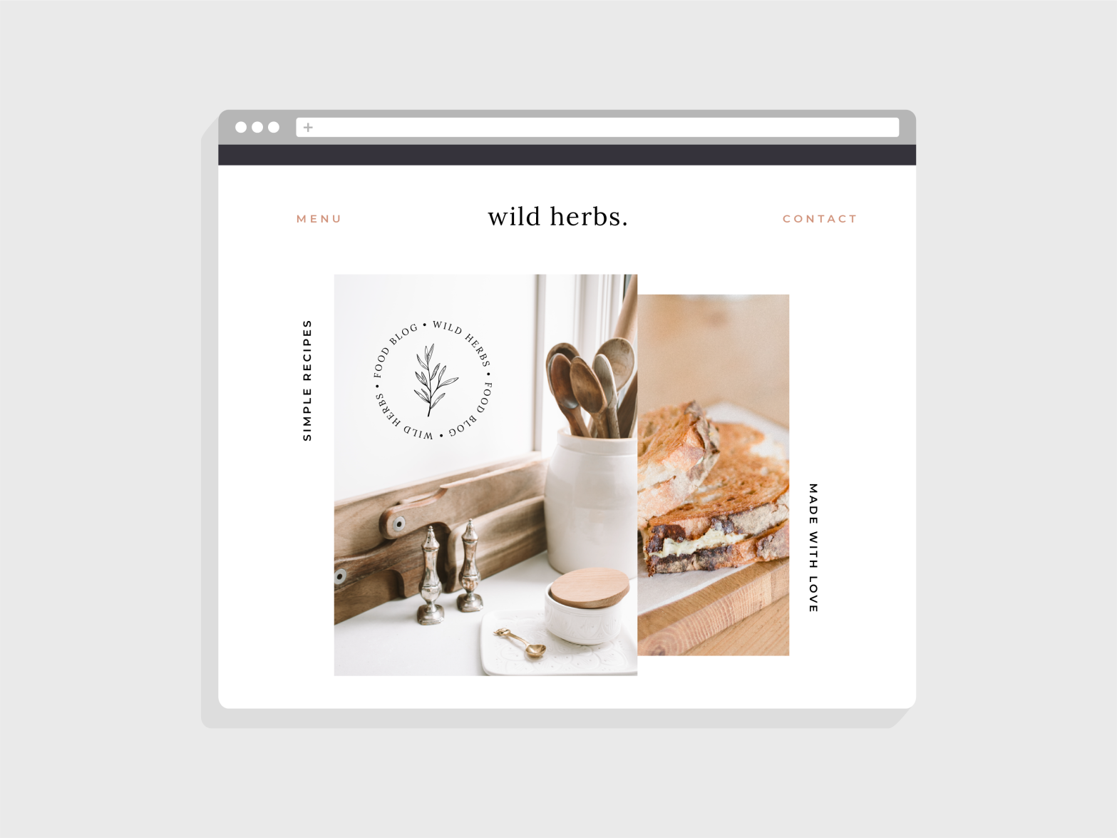 Food Blog Logo Kit by Erin Cassidy on Dribbble