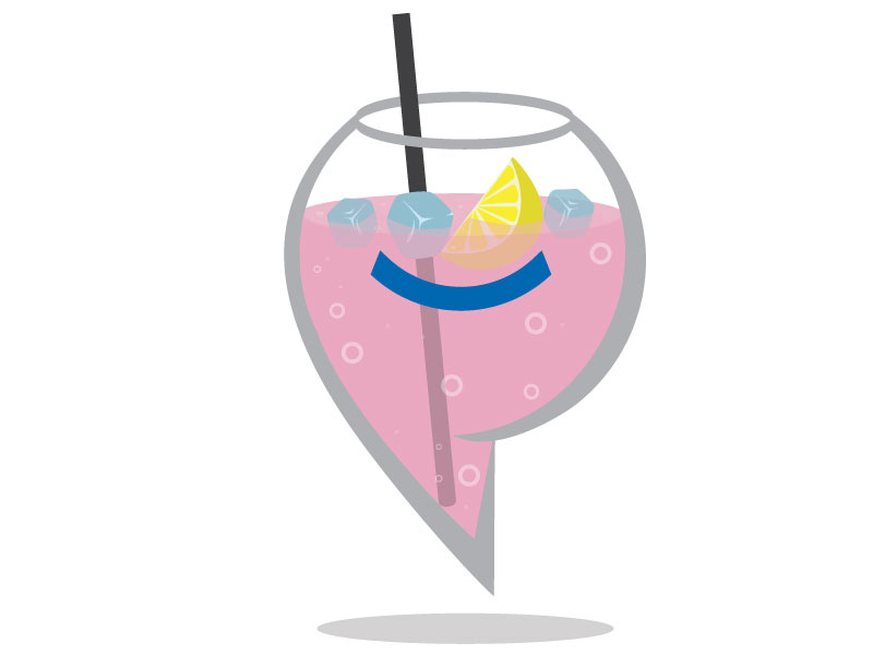 Pink Lemonade Smiley by Mr Box Head | Brice Gould on Dribbble