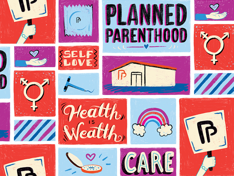 Pp Pattern by Ariel Wilson on Dribbble