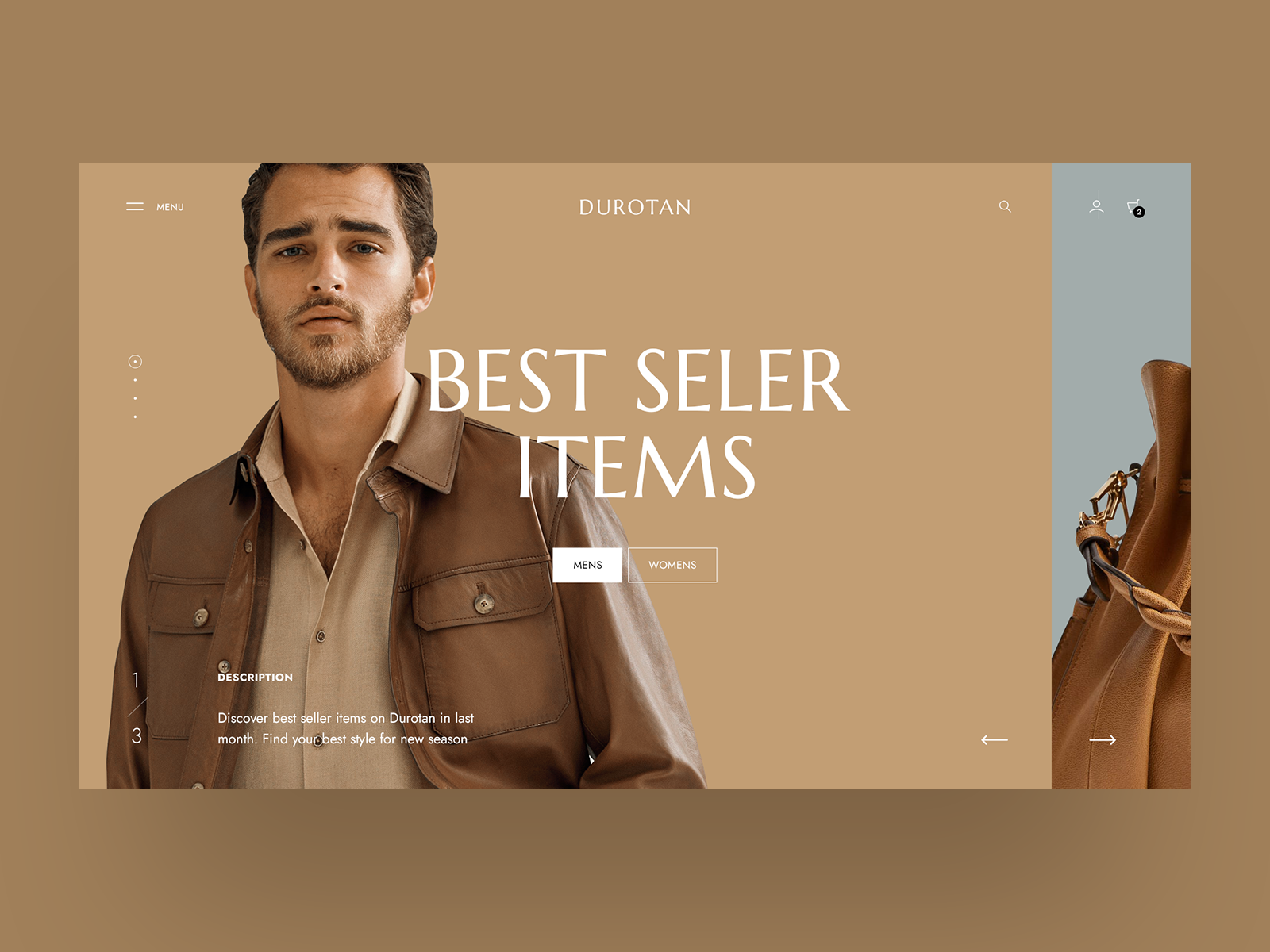 Durotan 4 - Clothes eCommerce Website by Logan Dang on Dribbble