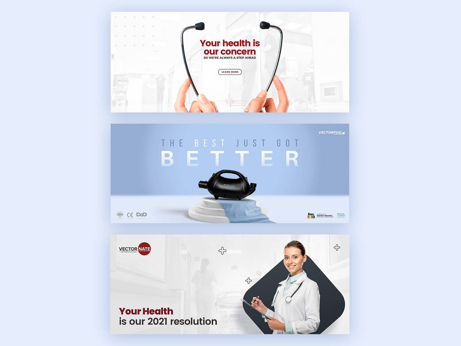 Vectornate Web banners by Angel Vasquez on Dribbble