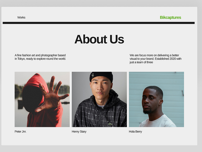 Browse thousands of About Us Web images for design inspiration | Dribbble
