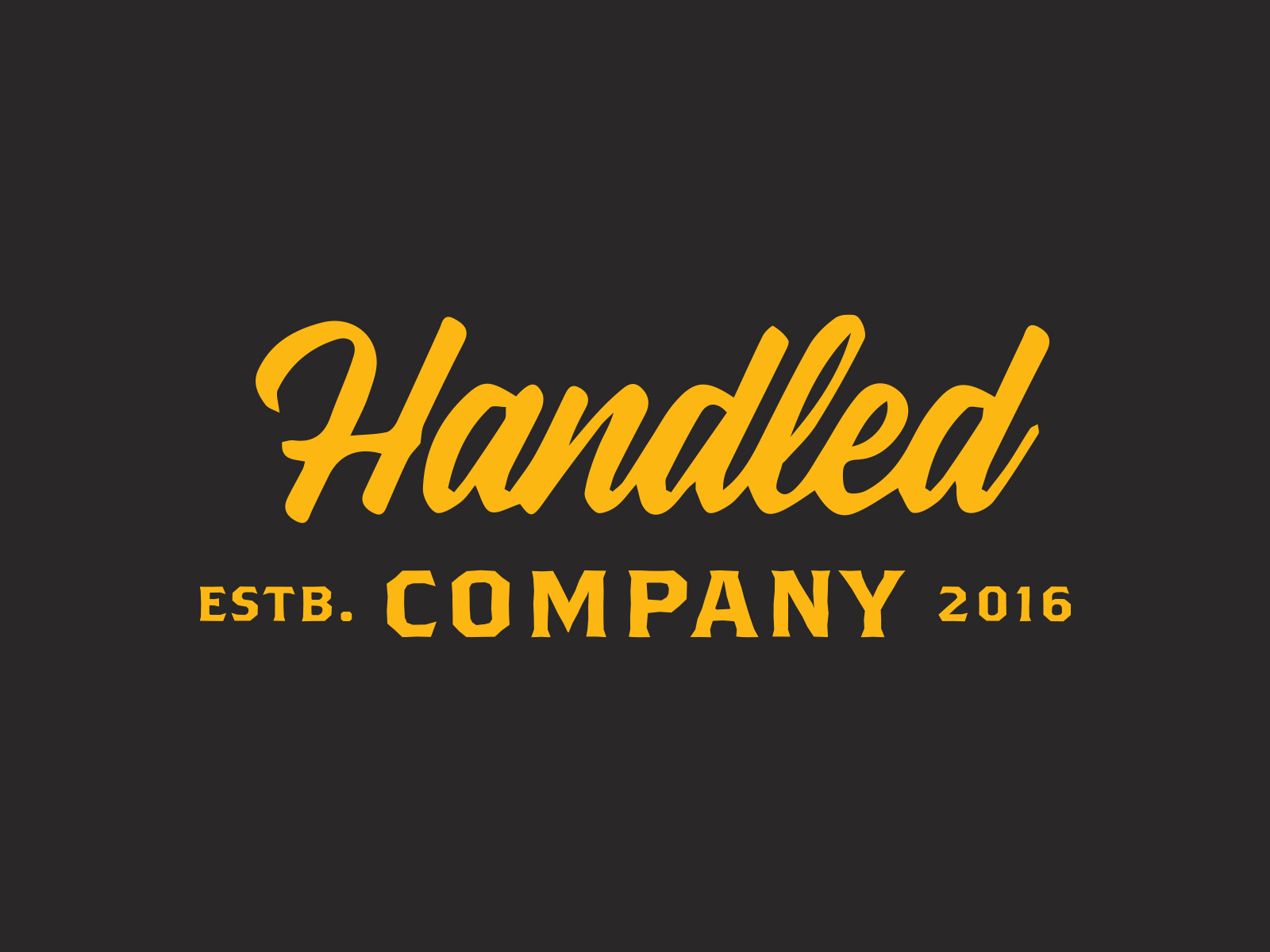 Handled Co. // Branding by Alex Ponce // AP on Dribbble