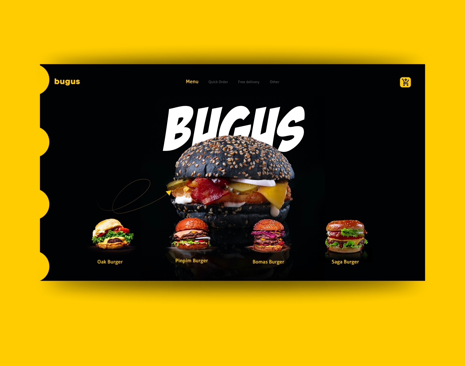 BUGUS LANDING PAGE by Olajide Olatunde on Dribbble