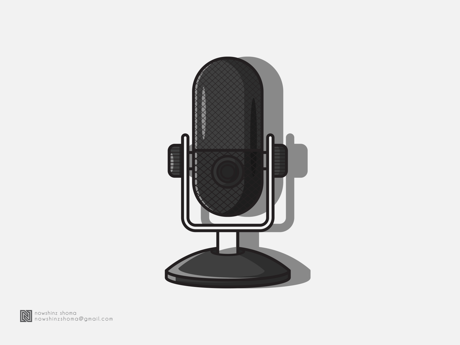 MICROPHONE by Nowshinz Shoma on Dribbble