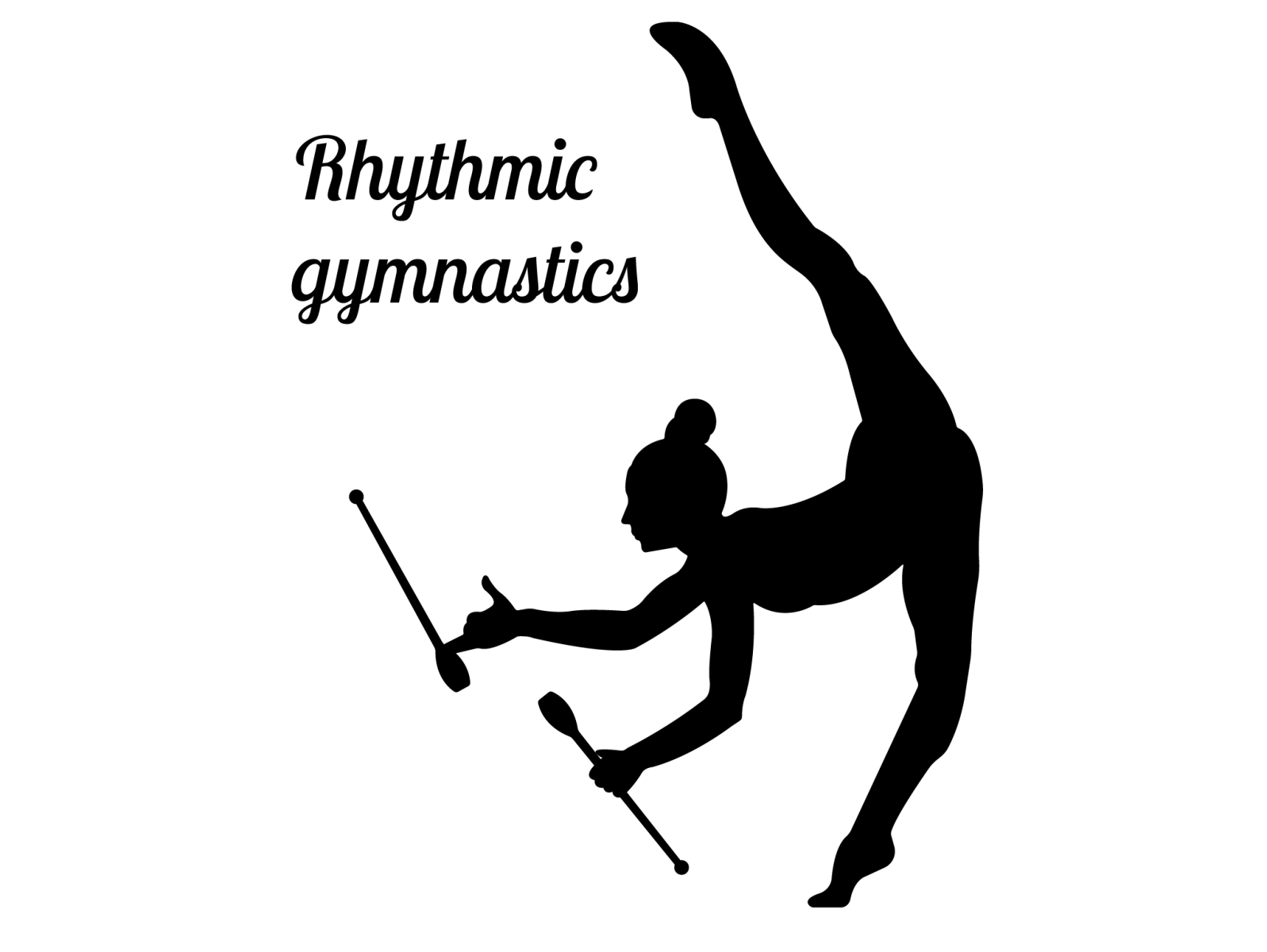 Rhythmic gymnastics logo by Mari Arioua on Dribbble