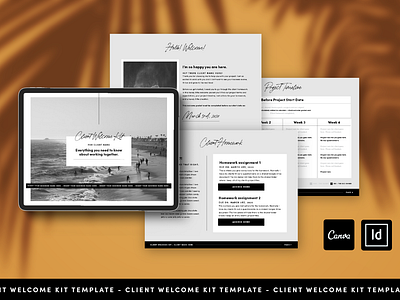 Client Welcome Kit Template by Lexi Smith on Dribbble