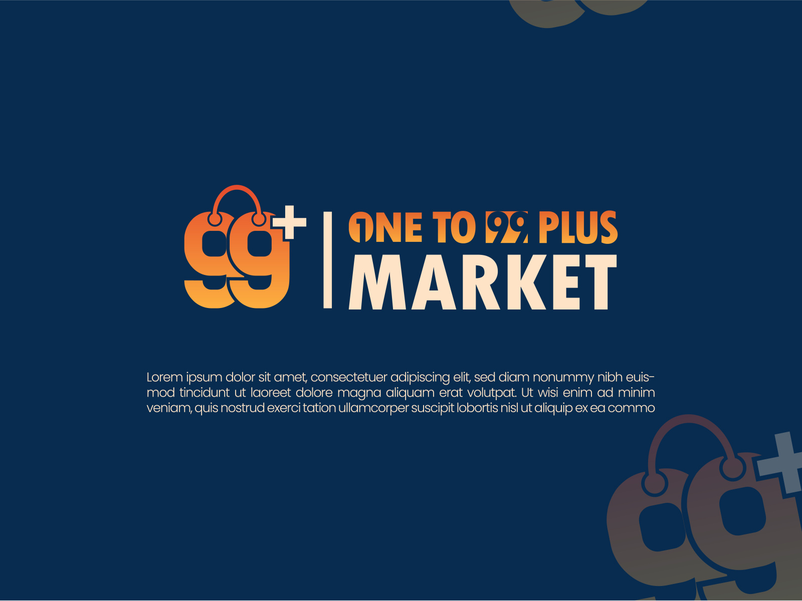 1-to-99-market-shop-logo-by-mist3r-habib-on-dribbble