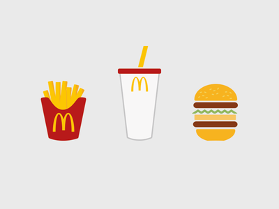 McDonald's Icons by didi pomaski - Dribbble