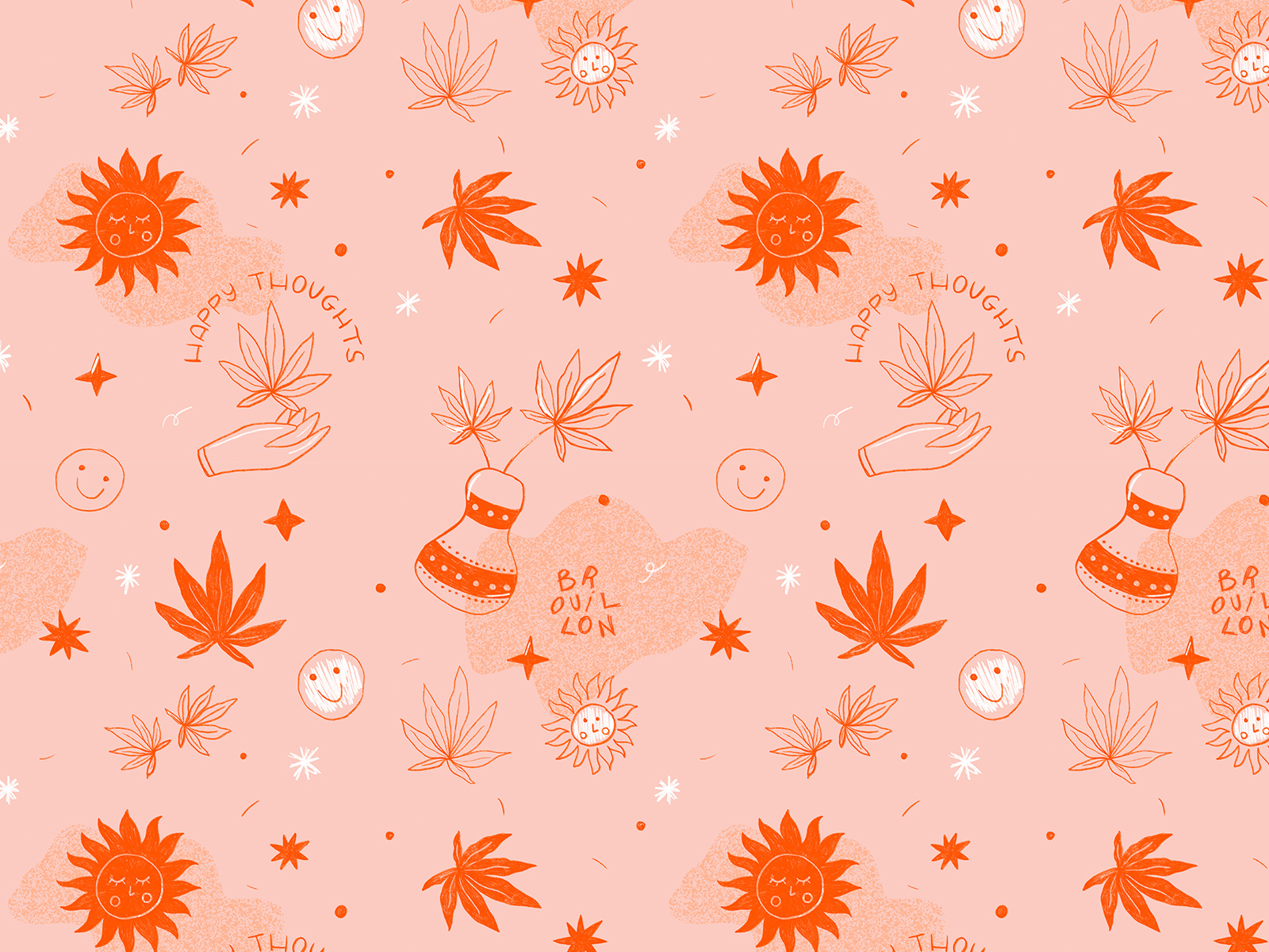 Hemp pattern by Marion Réau on Dribbble