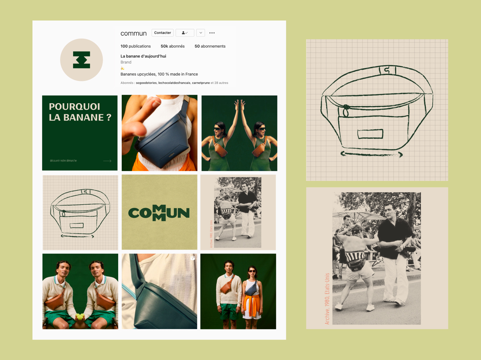 Commun — Brand identity by Marion Réau on Dribbble