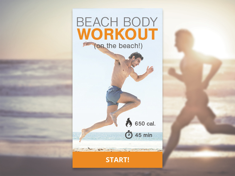 Fitness Card by Andrew Santoro on Dribbble