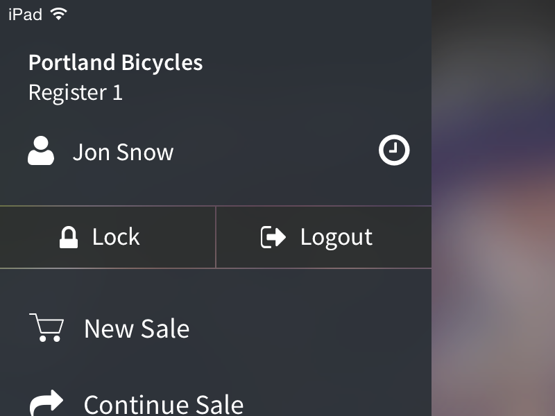 iPad POS - Main Menu by Eric Sjue on Dribbble