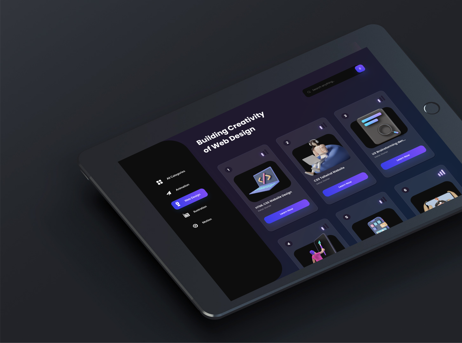 Online course UI Design by Inkra Andini on Dribbble