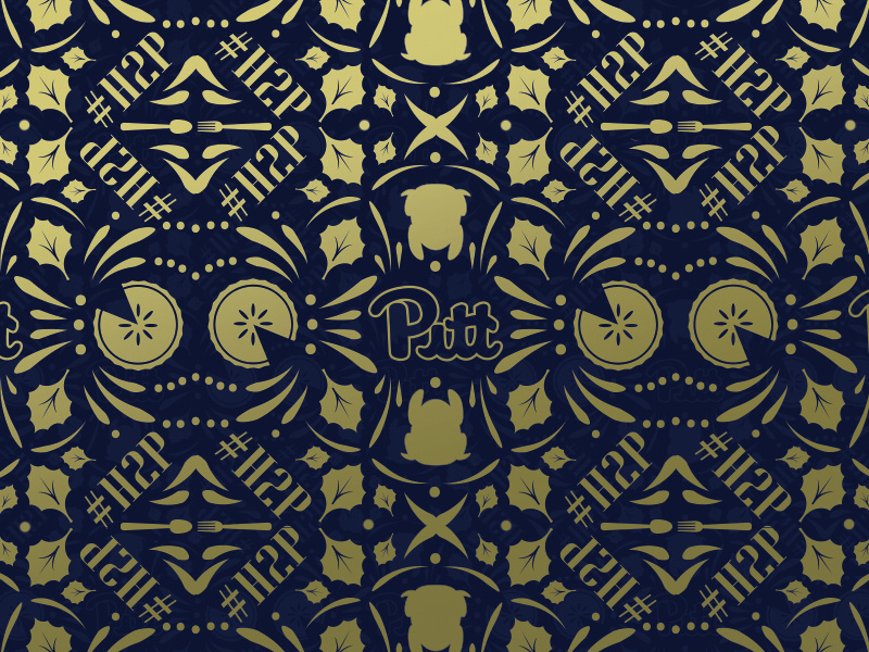 Pitt Thanksgiving Pattern by Will Wyss on Dribbble