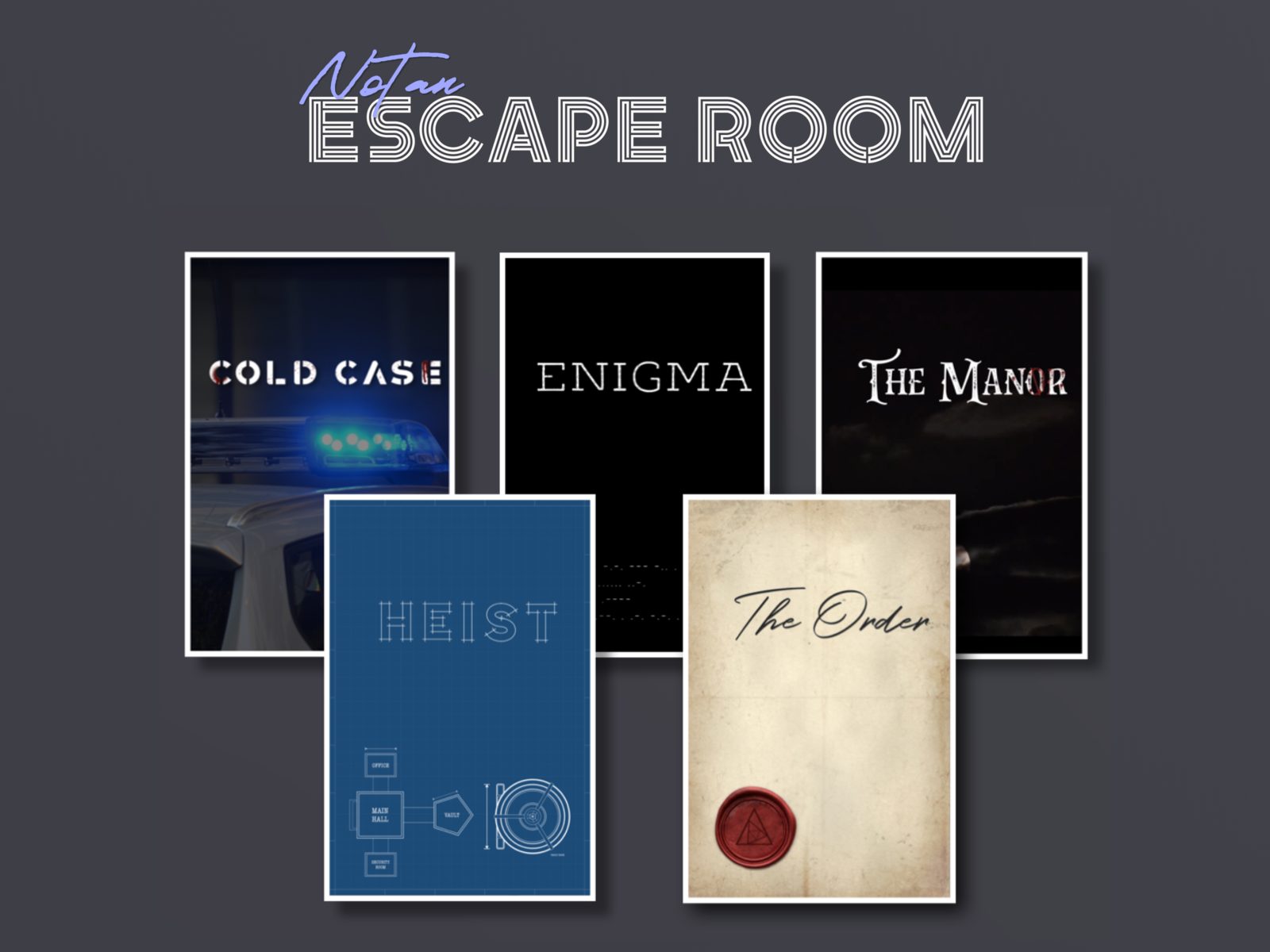 Not An Escape Room by Kelsie Murphy on Dribbble