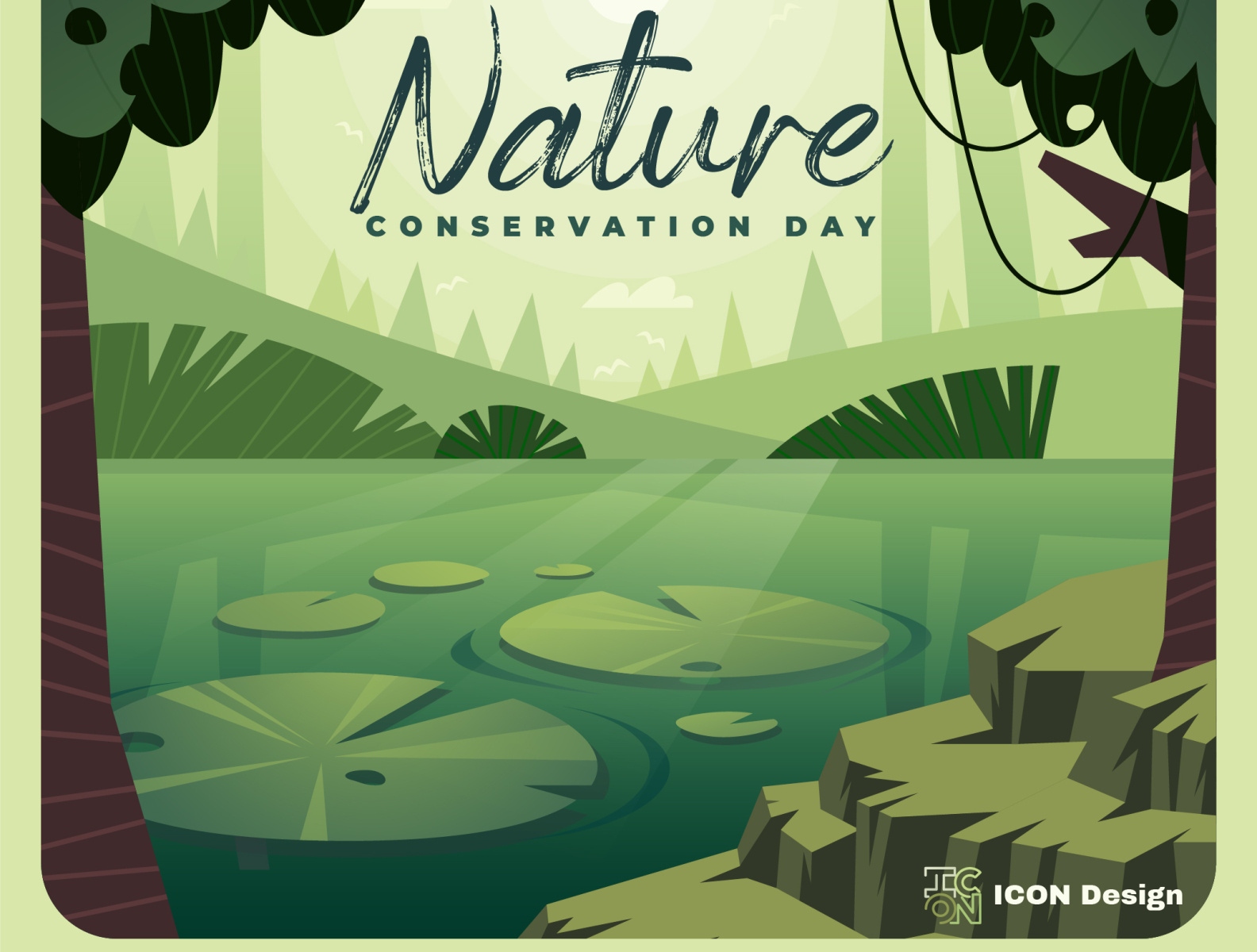 Nature Conservation Day by ICON Designs on Dribbble