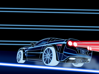 Neon Street Racing by Luis Angeles ‌ on Dribbble