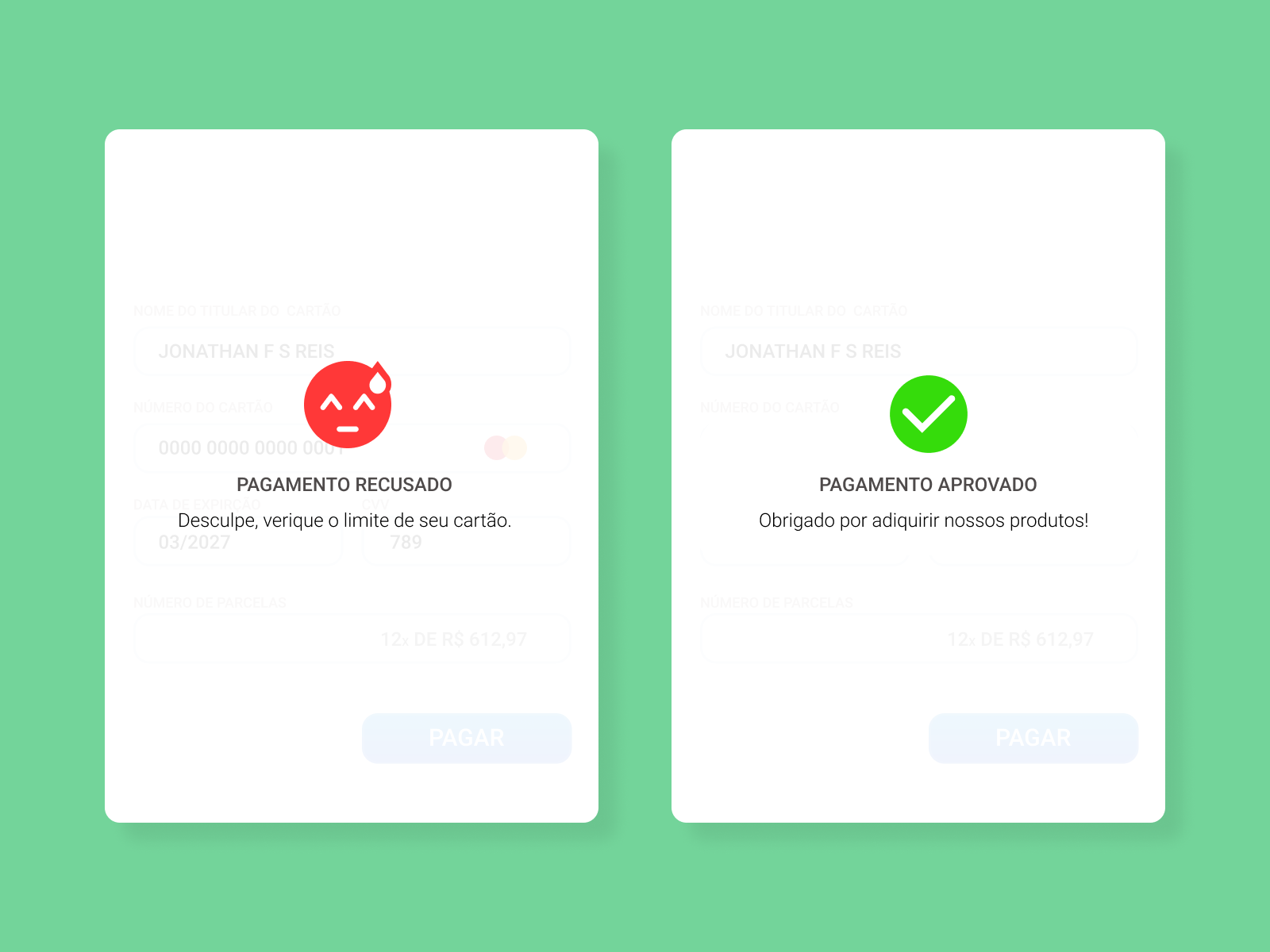 Daily UI 011 - Flash Message (Error/Success) by Jonathan Franklin on ...