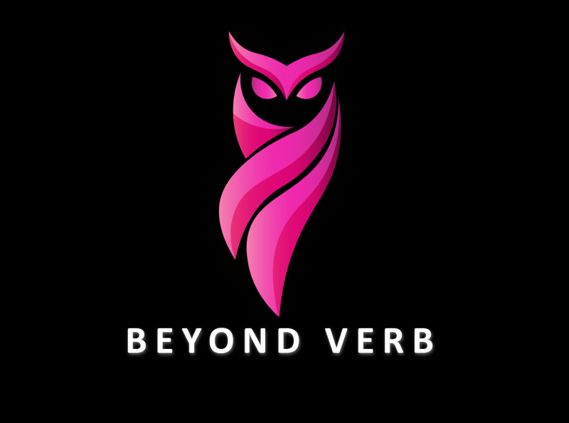 beyond verb logo by Ayush verma on Dribbble