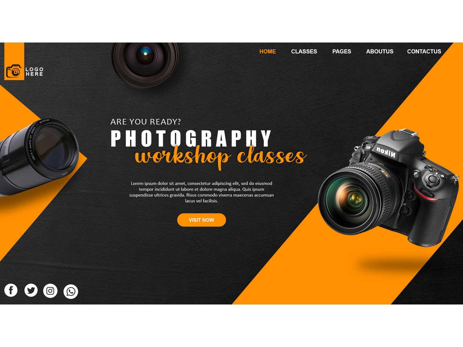 classes banner by Ayush verma on Dribbble