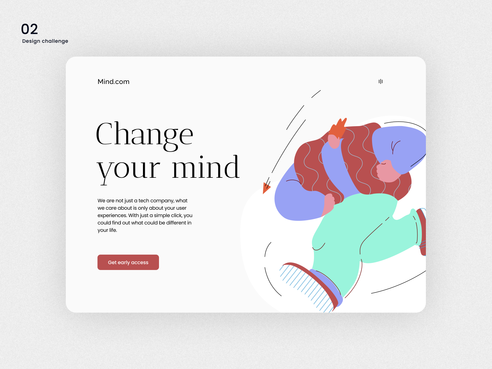 Design challenge 02 : UI design for website by laamfh on Dribbble