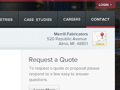 Contact Map by Wojo Design on Dribbble