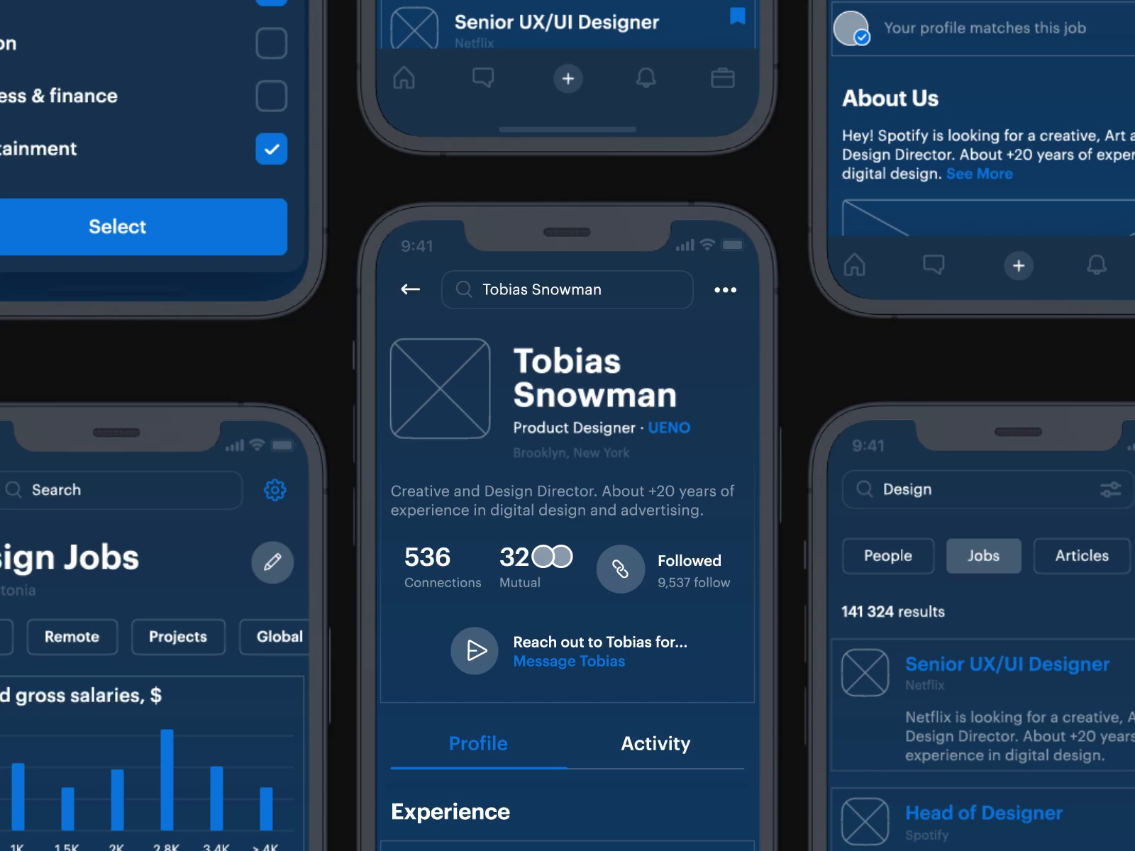 Linkedin. Redesign concept by PING Studio on Dribbble