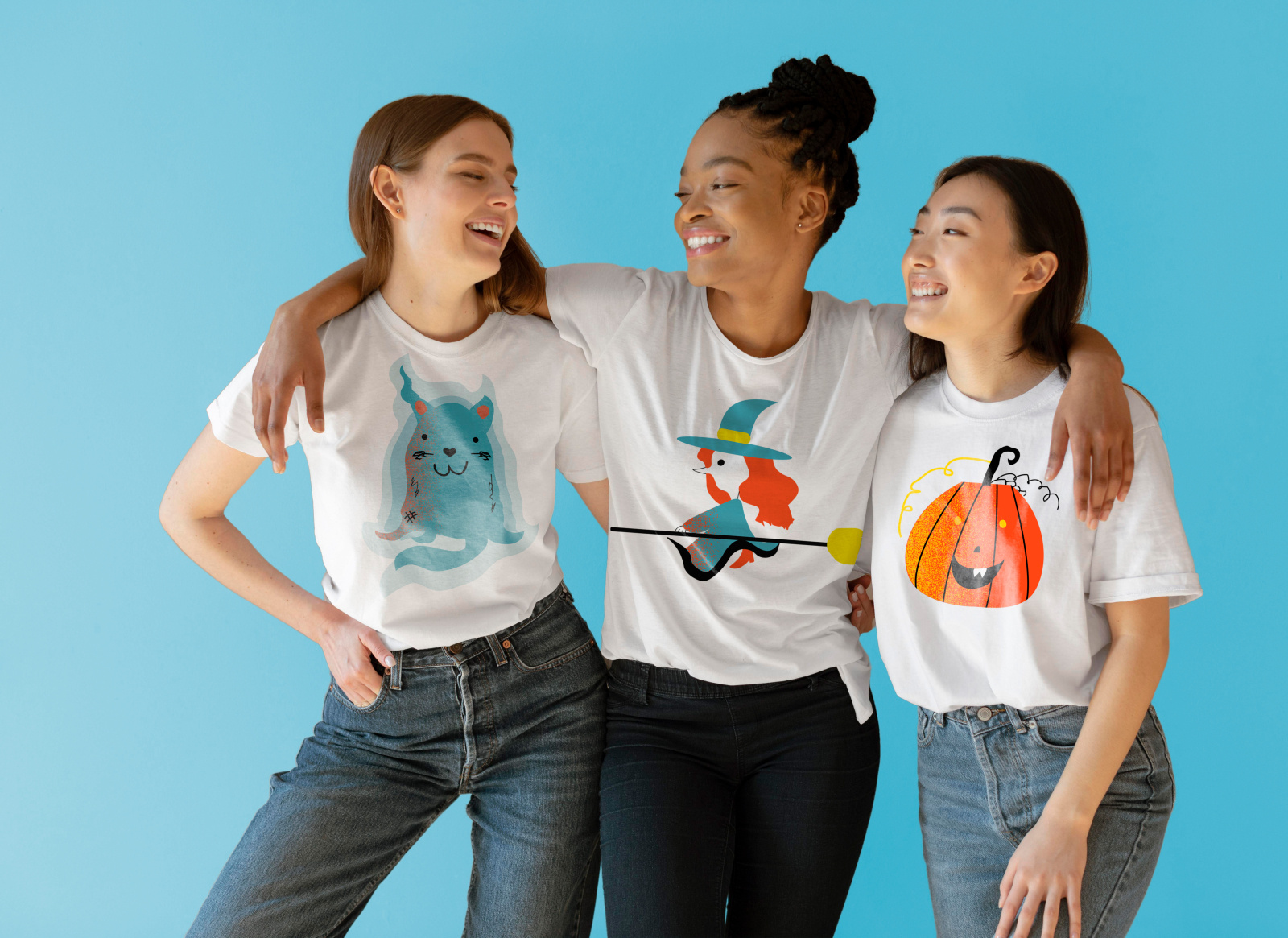 Halloween Characters T-shirt Print Design by Sofia on Dribbble