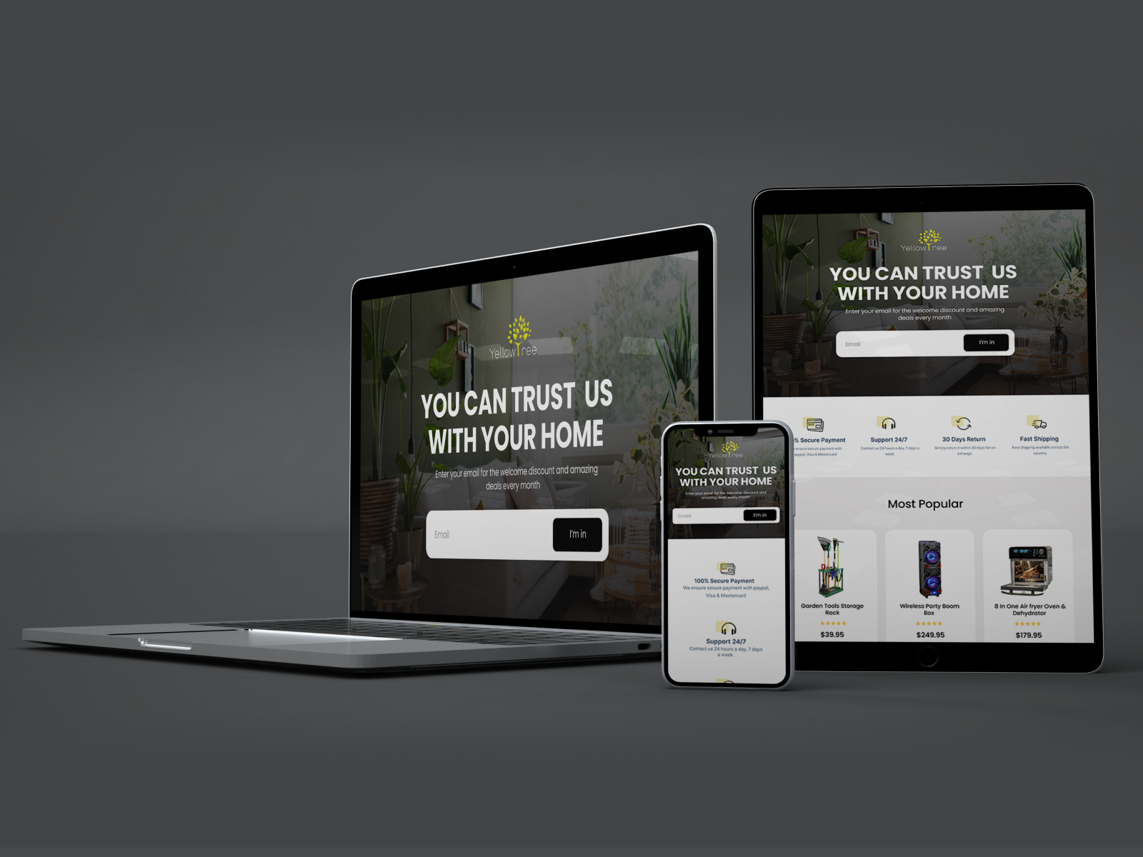 Email Collection - Landing Page by Muneeza Hussain on Dribbble