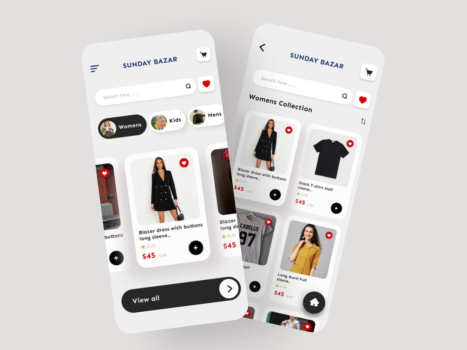 Fashion Store - App Ui Concept by Muneeza Hussain on Dribbble