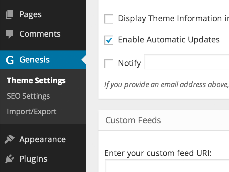 Genesis menu with MP6 plugin by Brian Gardner on Dribbble