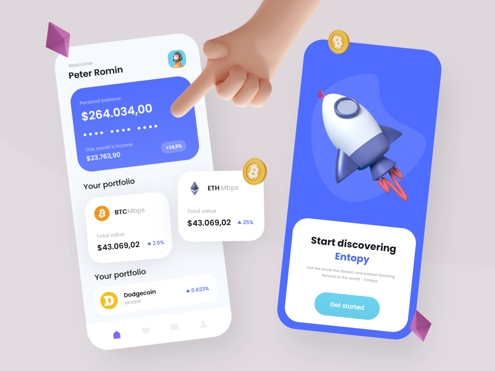 Mobile Banking App - Concept design by Julius Branding for Alphadesign ...