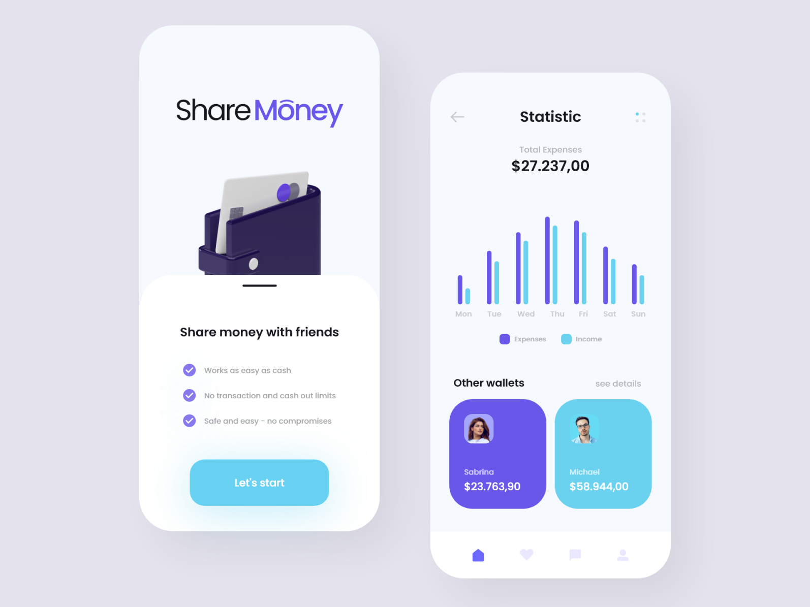 Modern Banking App Design by Julius Branding for Alphadesign on Dribbble