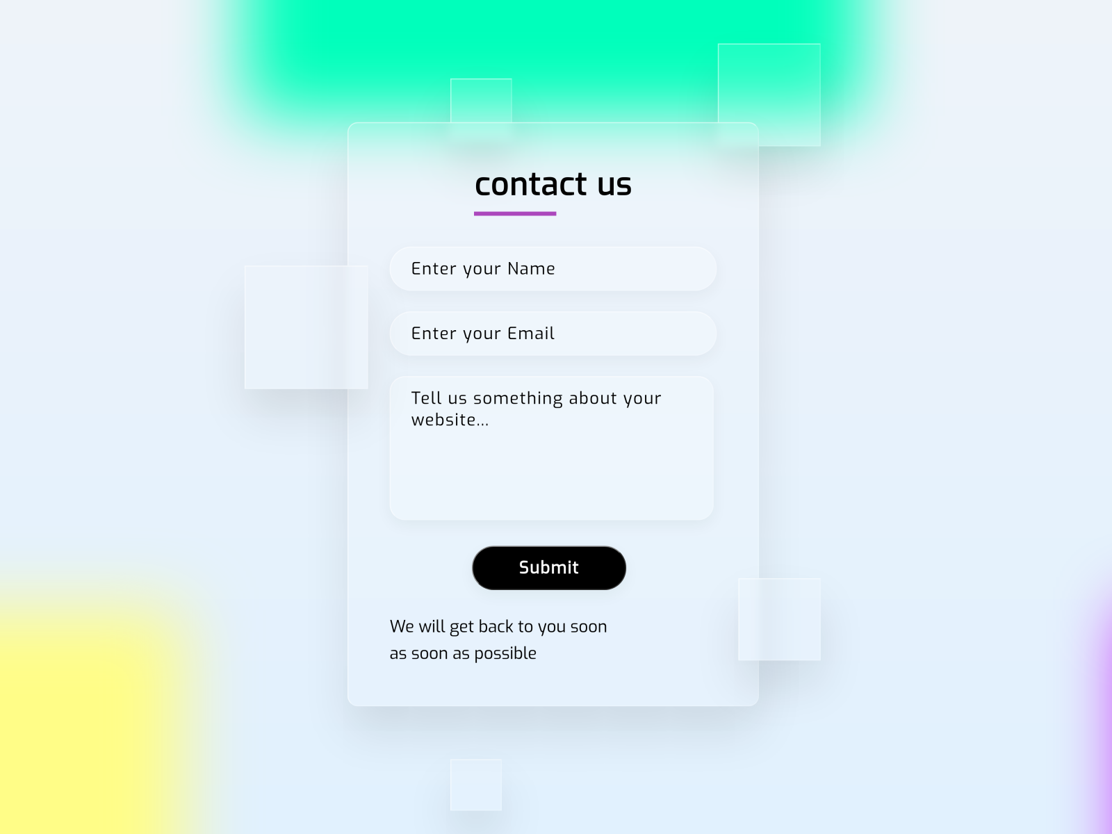 contact form by euonin on Dribbble