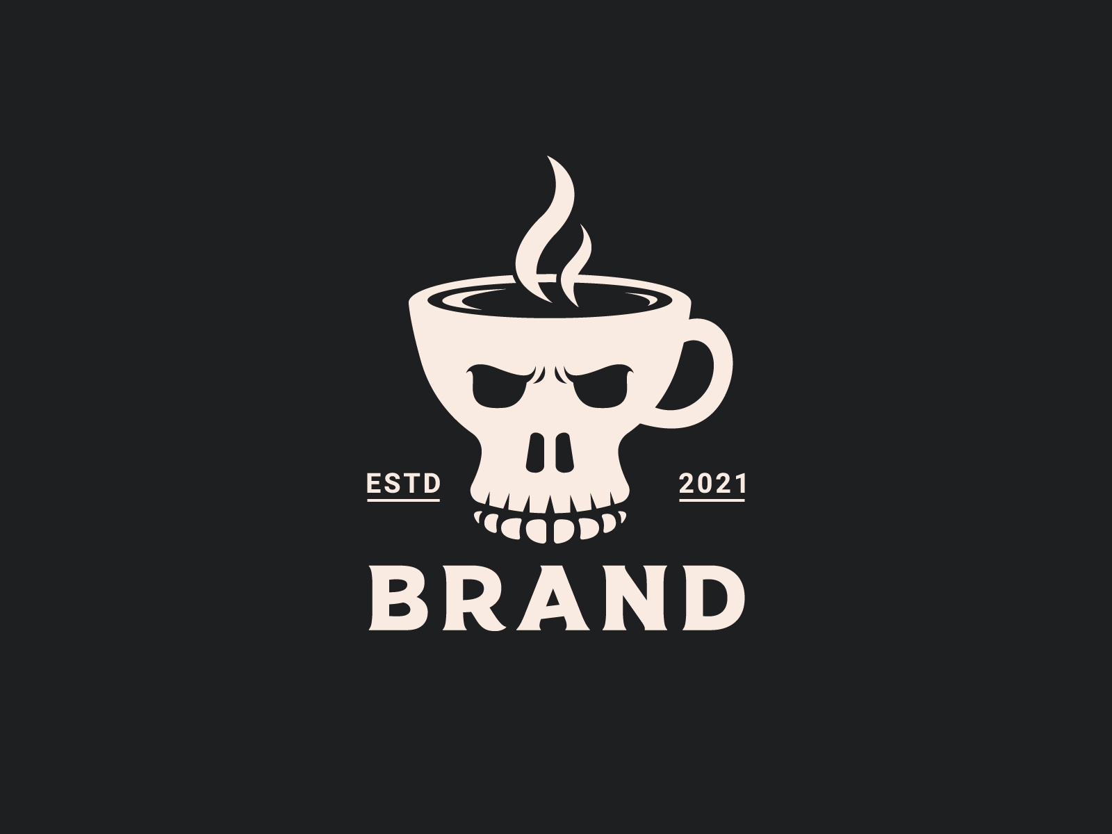 Skull Coffee logo by Designcute on Dribbble