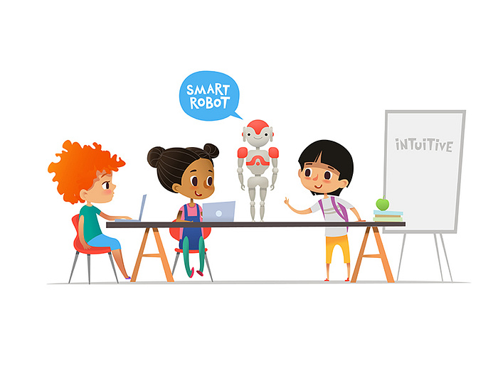Robotics and programming for kids by Olga P on Dribbble