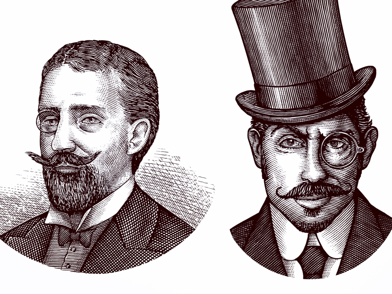 Scratchboard Portraits by Steven Noble on Dribbble