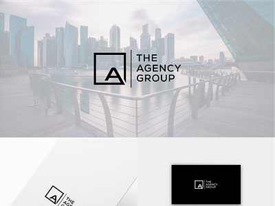 The Agency Group, Logo design by designer_shoyeb on Dribbble