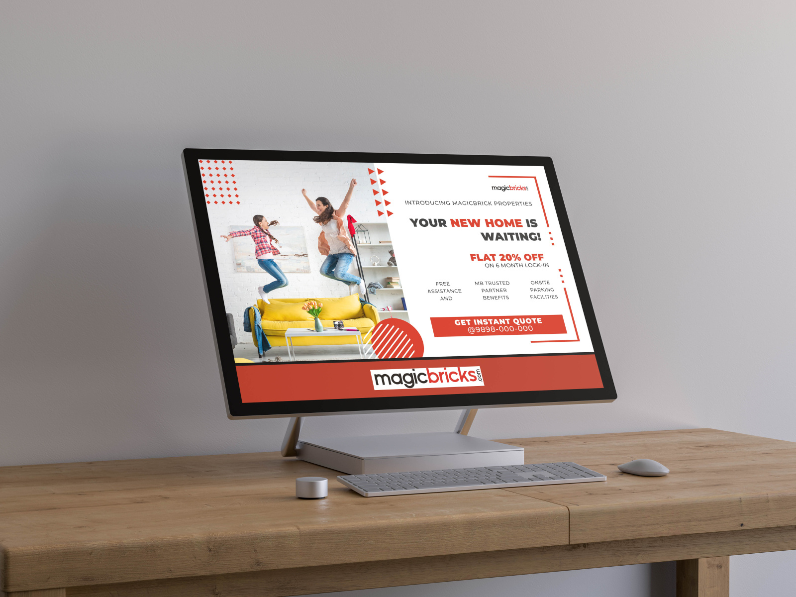 Web Banner For Magicbricks by Nikhil V on Dribbble