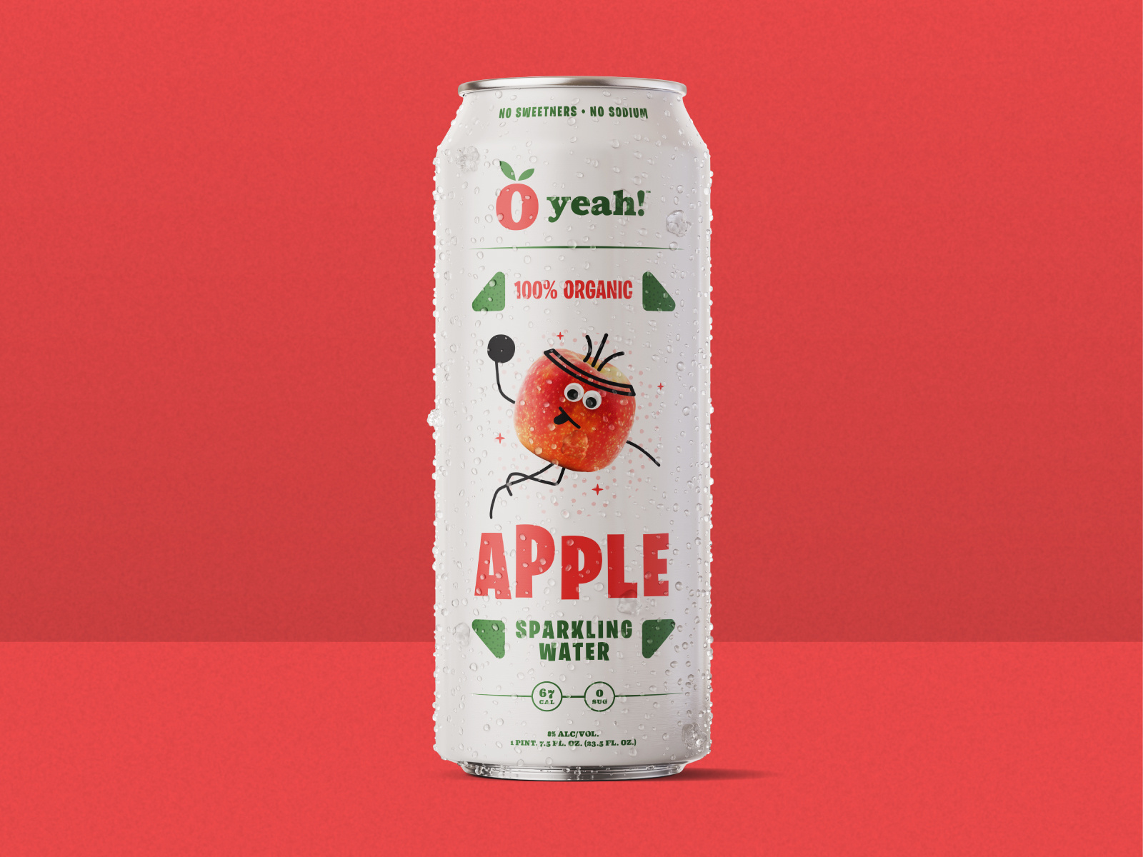 O Yeah! Apple Sparkling Water by Jay Master on Dribbble