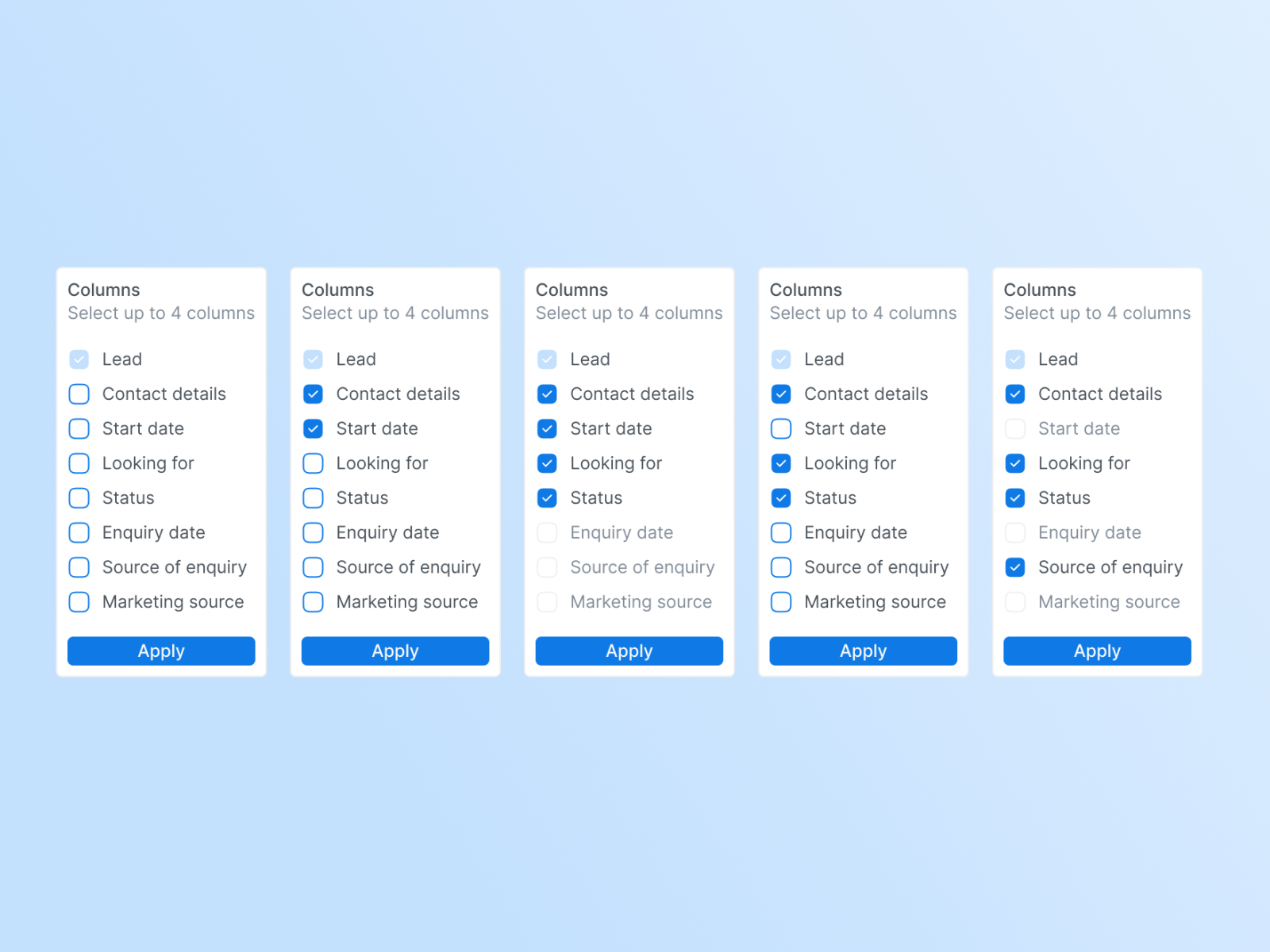 Table Tooltips by Alex Marshall on Dribbble