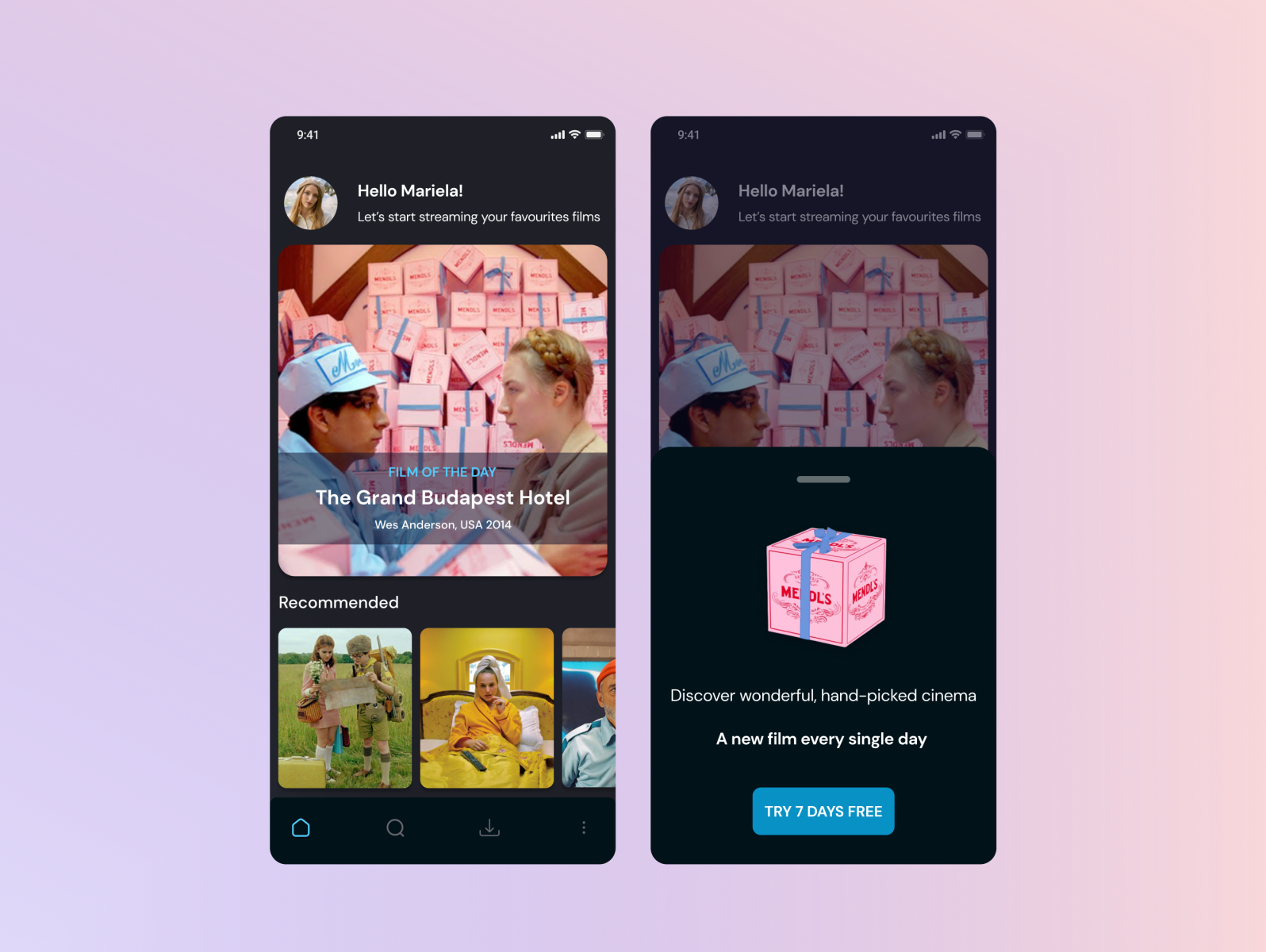 UI Marathon #08 - Pop Up by Lucía Castaño on Dribbble