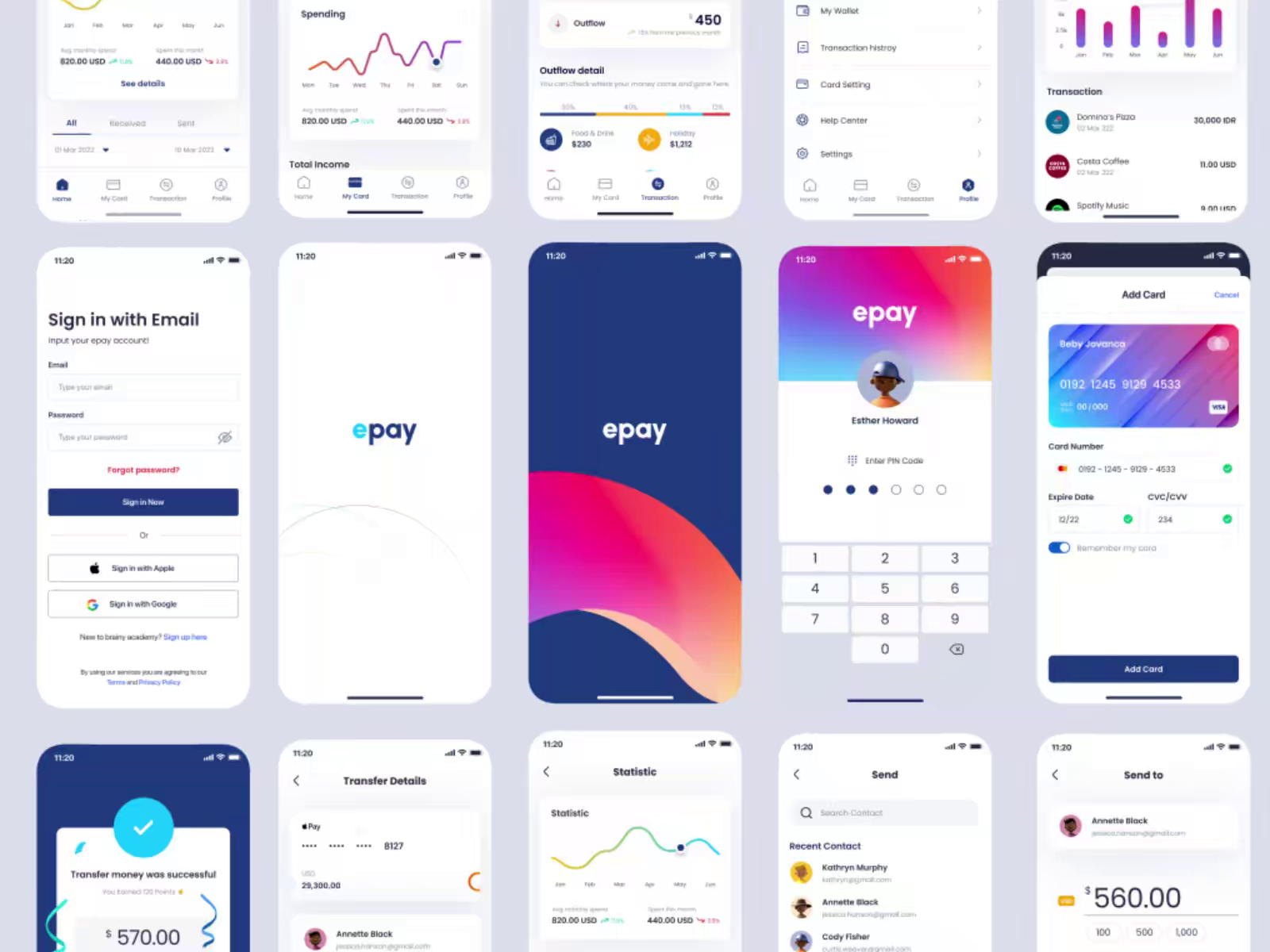 Epay Wallet App by Sans Design for Sans Brothers on Dribbble