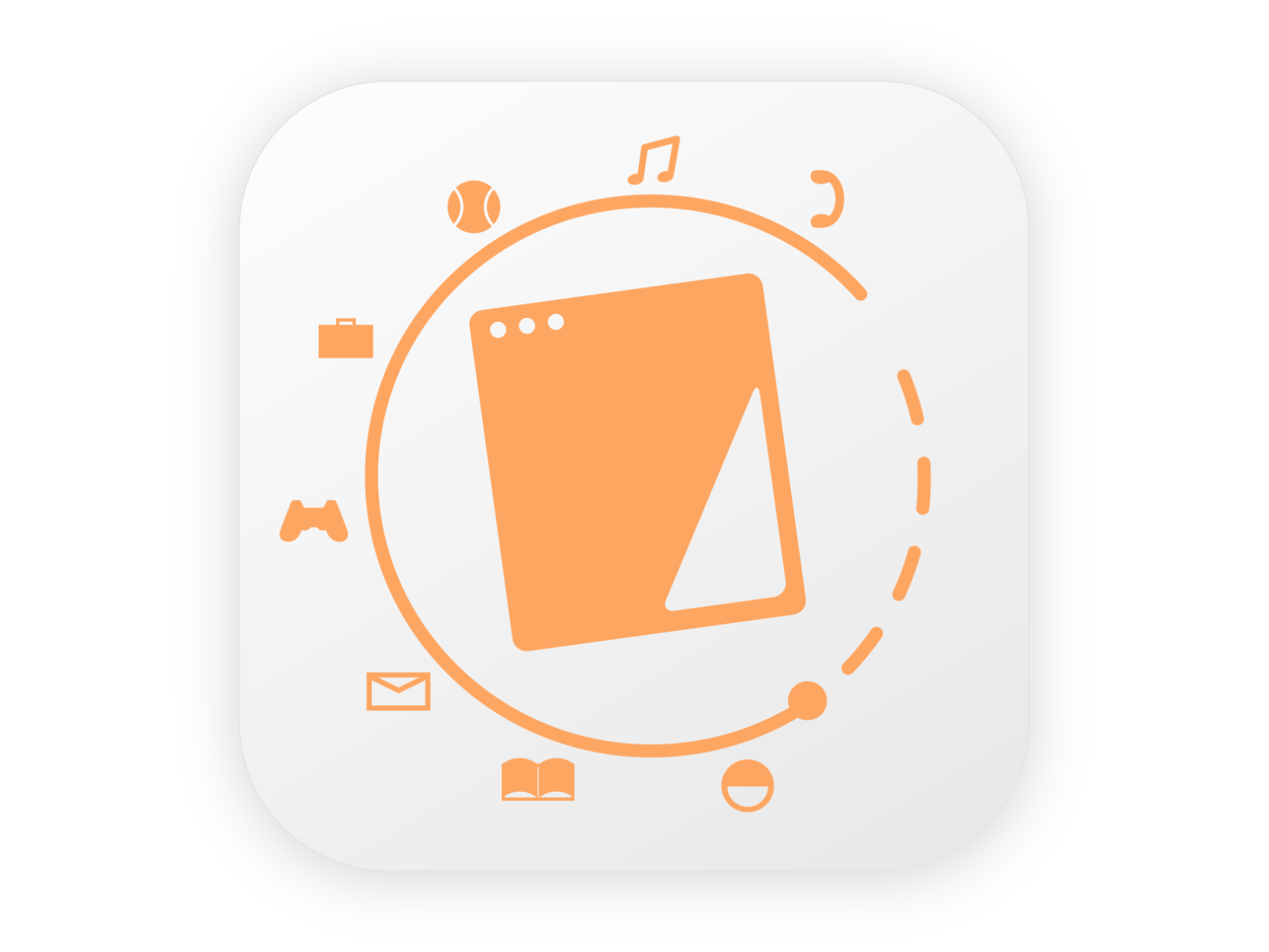 Web Browser App Icon by Spencer La Buda on Dribbble