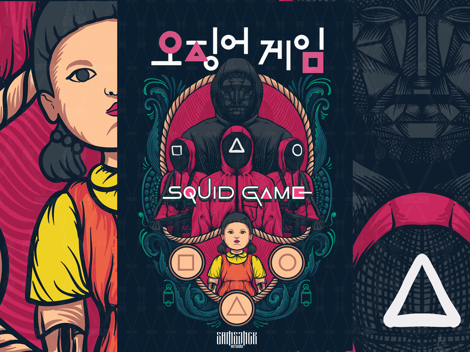 SQUID GAME by Sams Artworks on Dribbble