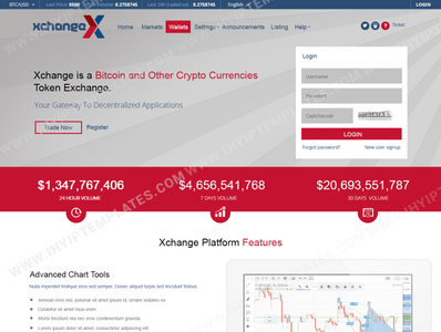 Crypto Exchange Template by IHYIP Templates on Dribbble