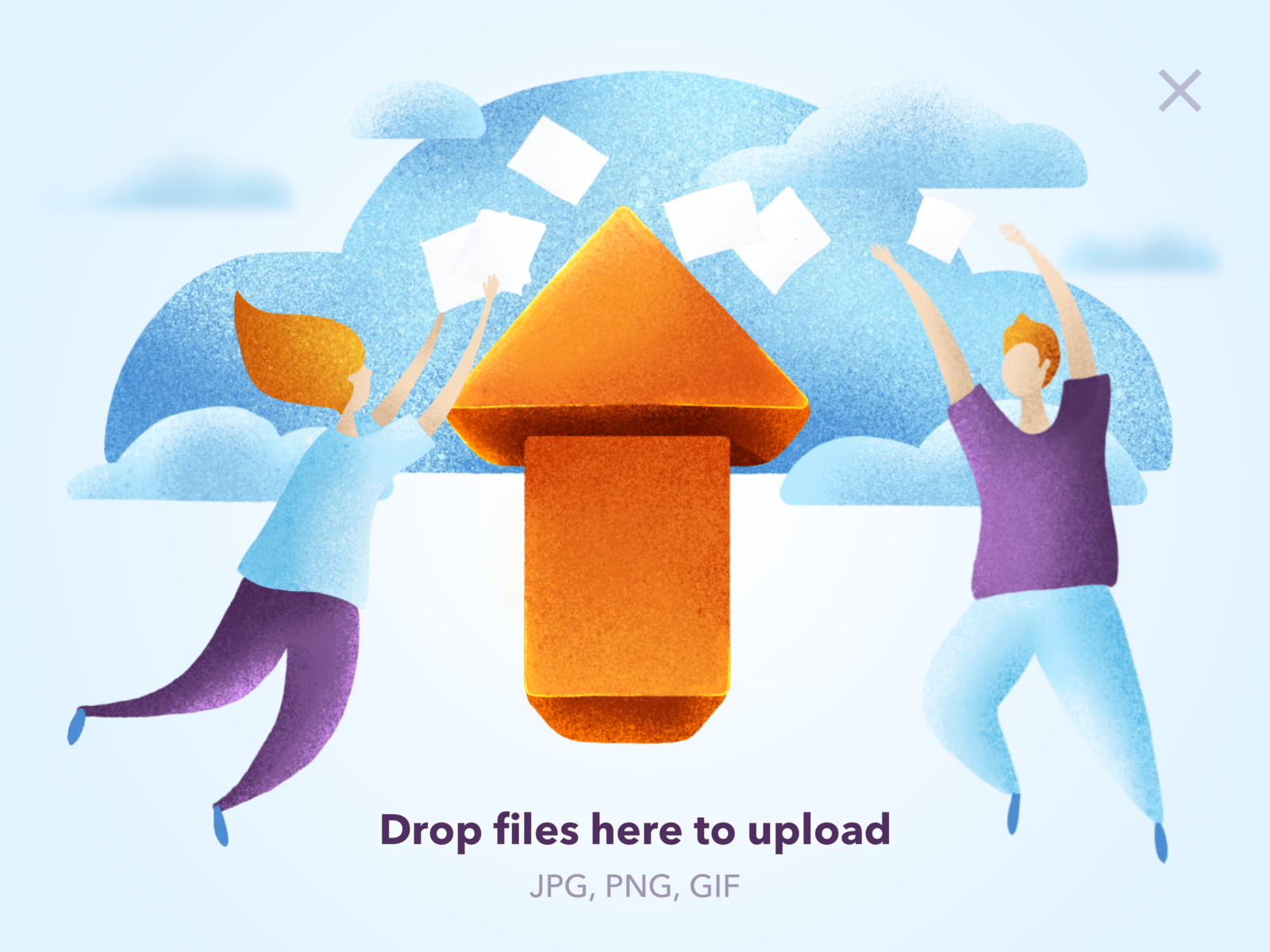 Daily UI #31: File upload by Kate Bakirova on Dribbble Daily UI #31: File upload by Kate Bakirova on Dribbble