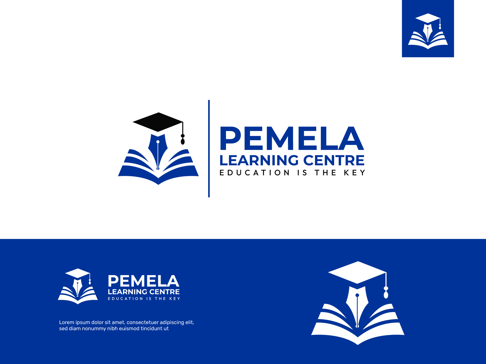 learning logo, education logo, school logo by Rafiul Sketch on Dribbble