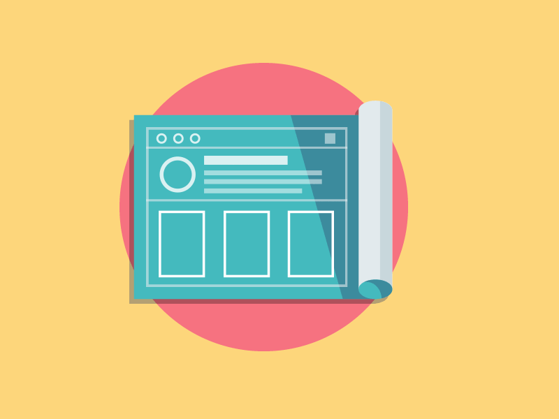 UI Blueprint Illustration by Brooklyn United on Dribbble